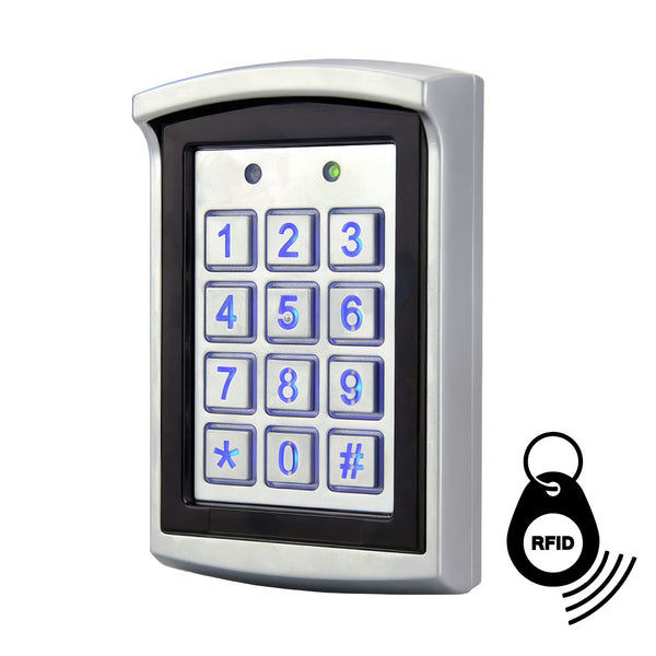 KP-1000R Bedraad Codeklavier met 2 Kanalen IP66 2-kanaals Vandaalbestendig Codepaneel Blauwe ...