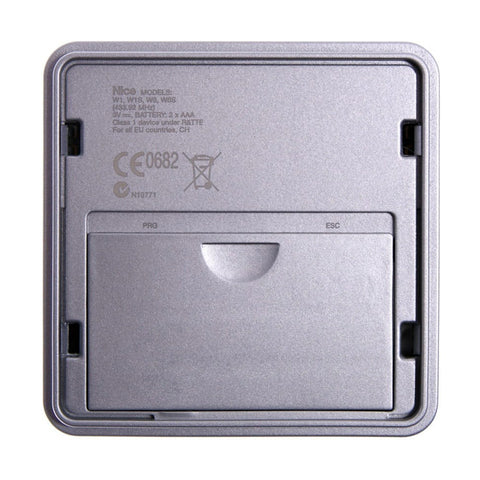 NICE ERA W1 Draadloze Wandzender IP40 433.92 MHz 1-Kanaals Drukknop ...